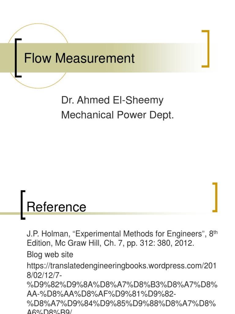 Flow Measurement | PDF | Flow Measurement | Fluid Dynamics