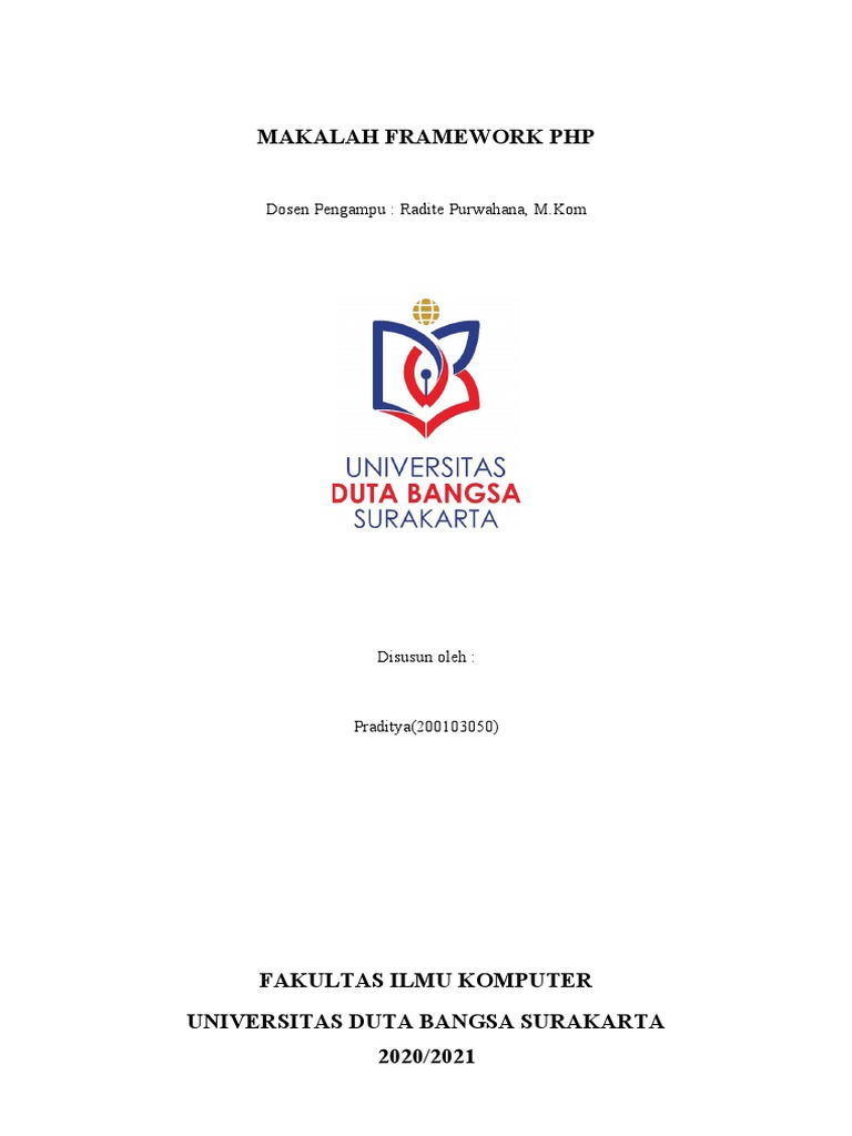 Makalah Framework PHP | PDF