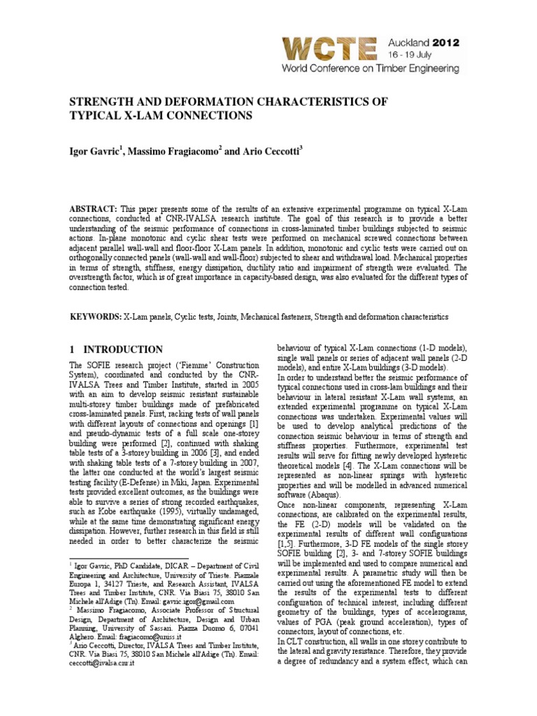 Wcte-2012 - Igor Gavric | PDF | Fracture | Solid Mechanics