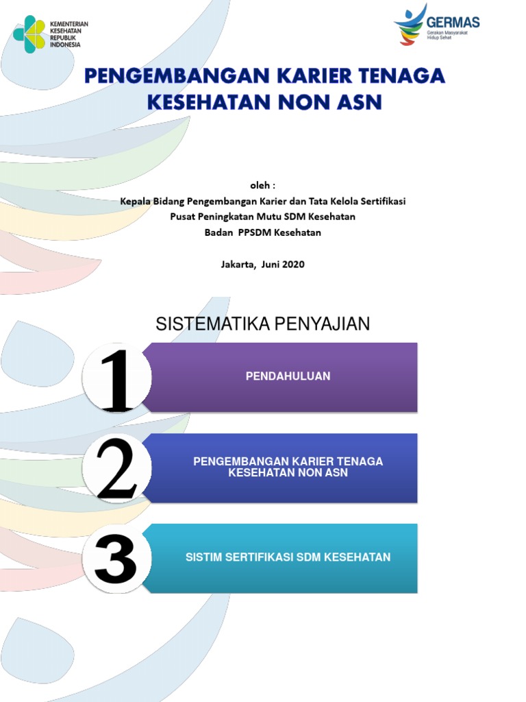 Pengembangan Karier Tenaga Kesehatan Non Asn 25 Juni 2020 | PDF