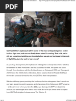 Cyberpunk Red Fillable Character Sheet | PDF | Weaponry | Leisure