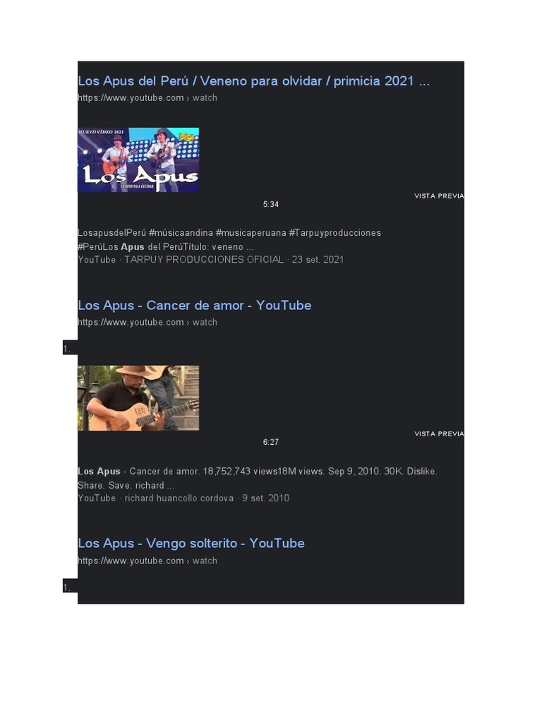 Los Apus Del Perú | PDF