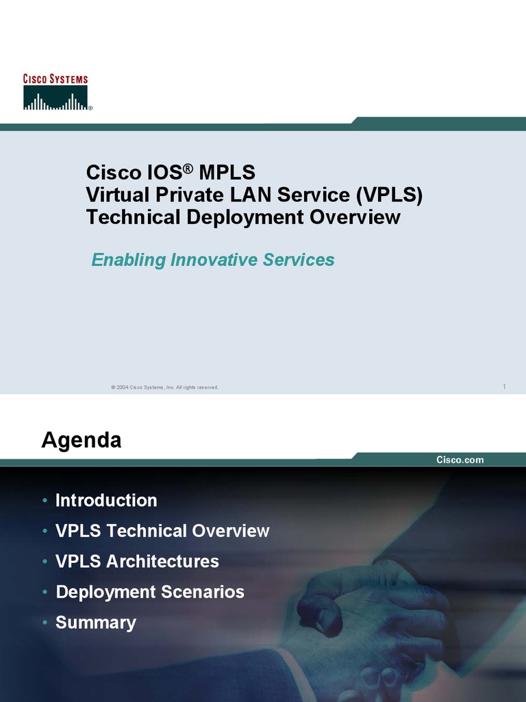 MPLS VPLS Technology Overview | PDF | Virtual Private Network ...