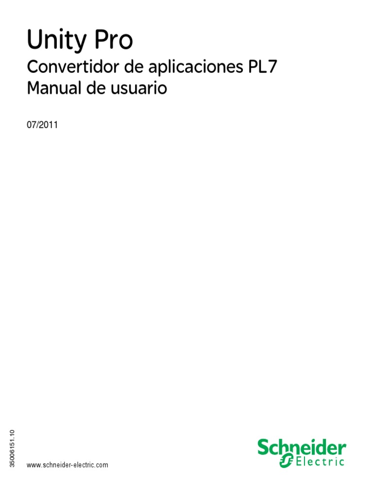 Unity v70 - Convertidor de PL7 A Unity | PDF