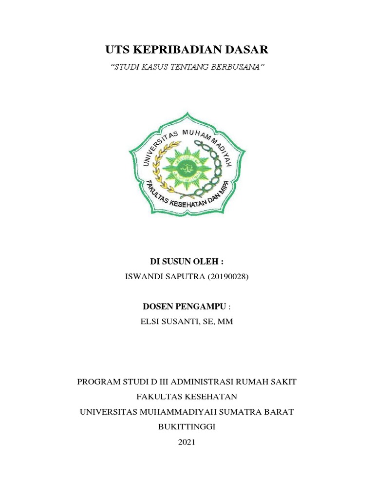 Iswandi Saputra 20190028 | PDF