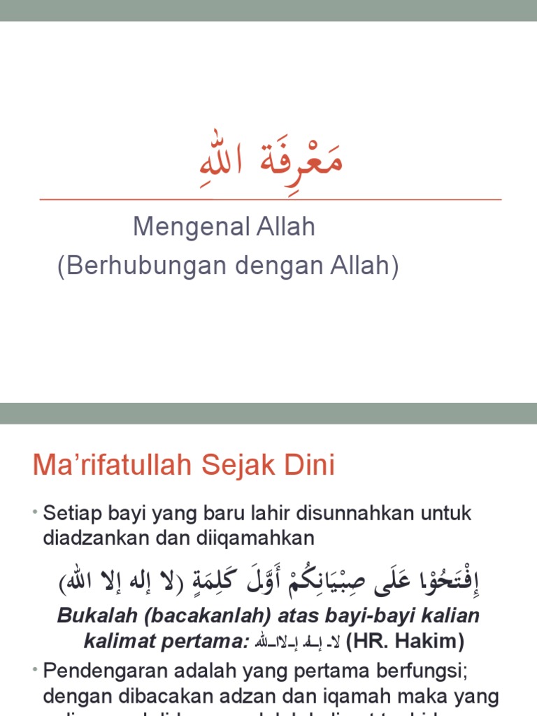 Hablumminallah Dan Hablum Binafsi | PDF
