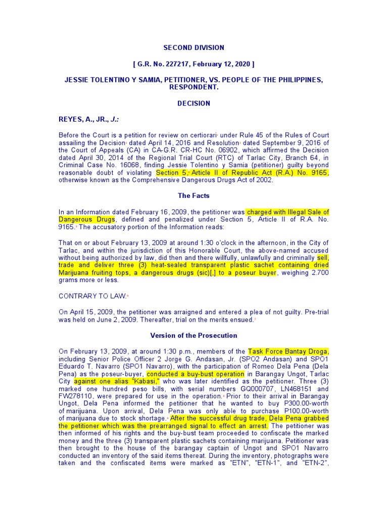 SPL Full Text Cases On Drugs | PDF | Burden Of Proof (Law) | Prosecutor