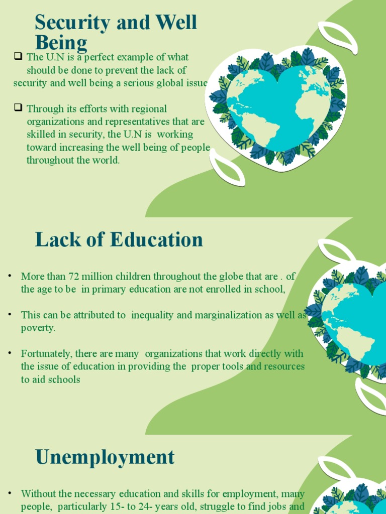 Security and Well Being | PDF | Planets | Solar System