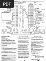 Asia Scale | PDF | Anatomical Terms Of Motion | Spinal Cord Injury
