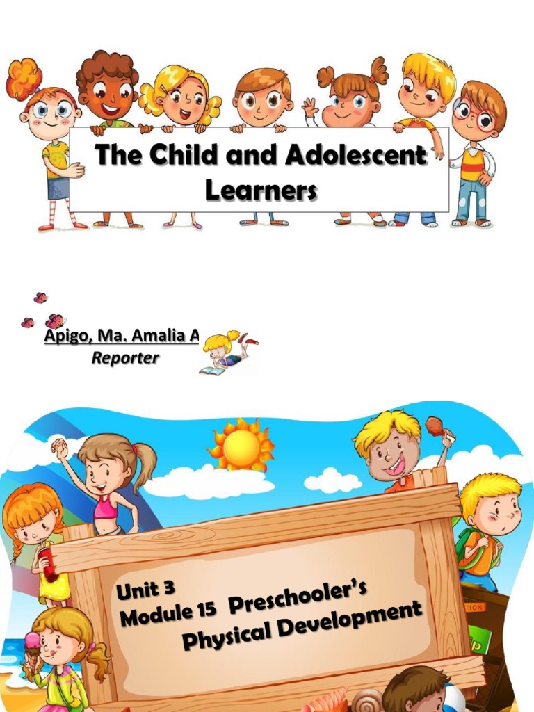 Module 15 Preschoolers' Physical Development | PDF | Preschool | Animal ...