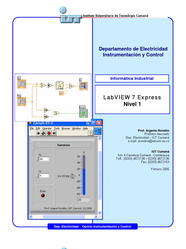 LabVIEW 7 Nivel 1 | PDF