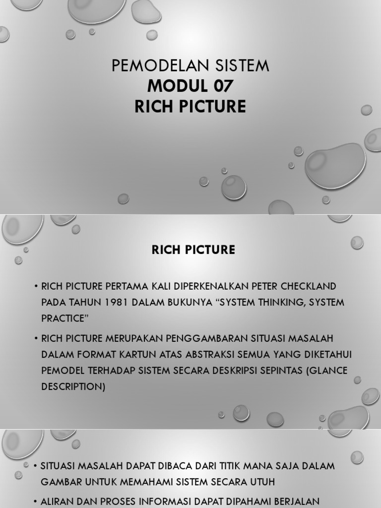 Model 07 Rich Picture - Pa Yazid | PDF | Komputer | Teknologi & Rekayasa