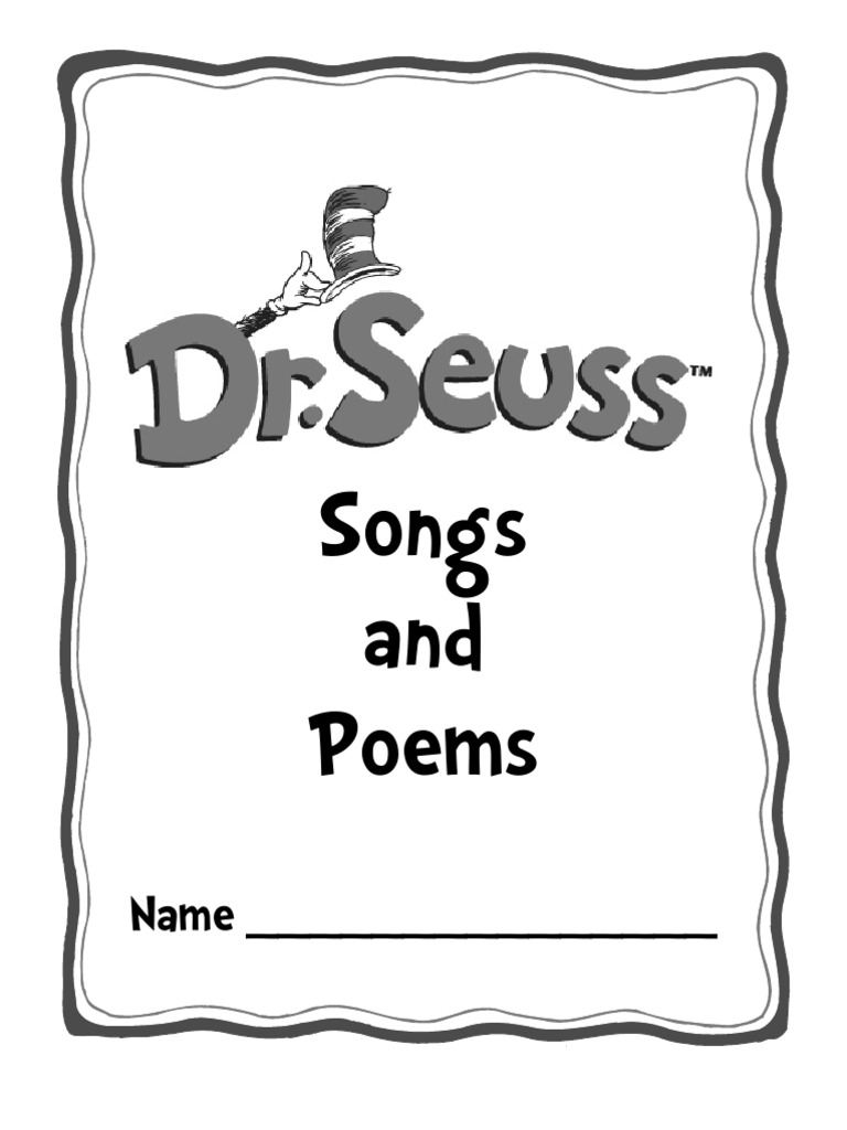 Poetry, Dr. Suess | PDF | Dr. Seuss