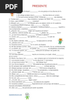 Rompecabezas de Verbos en Español | PDF | Estudios de idiomas extranjeros