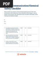 Pre-Startup Safety Review (PSSR) Checklist | PDF | Personal Protective ...