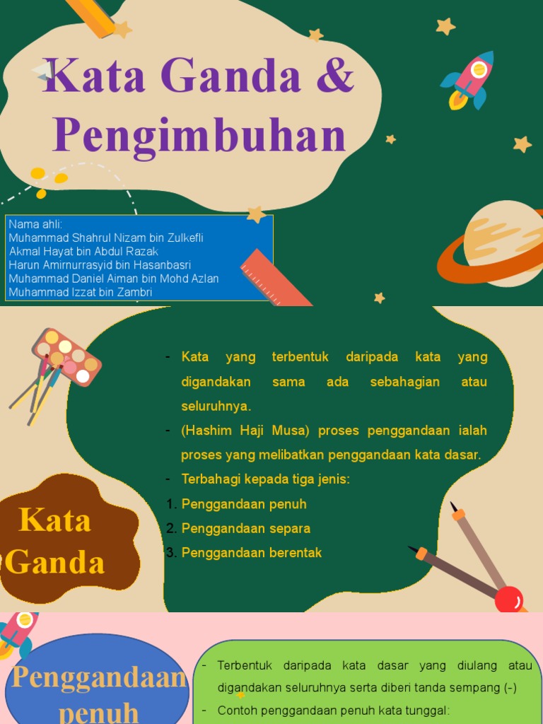 Kata Ganda Dan Pengimbuhan | PDF
