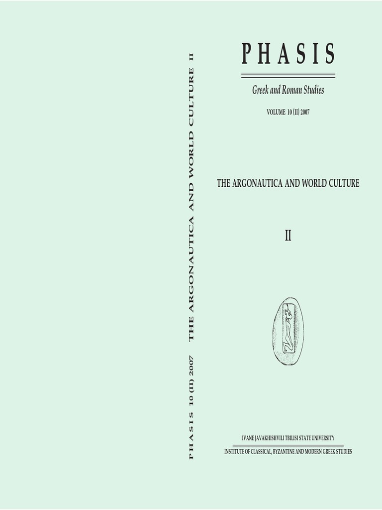 Phasis: Greek and Roman Studies | PDF | Hittites