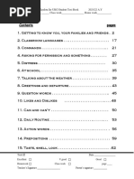 KG3 English Curriculum Overview | PDF