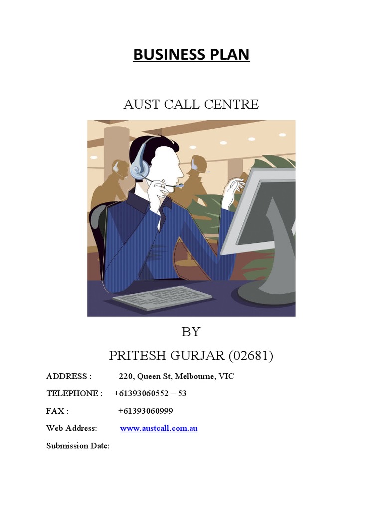 Business Plan Assignment 1 | PDF | Marketing | Call Centre