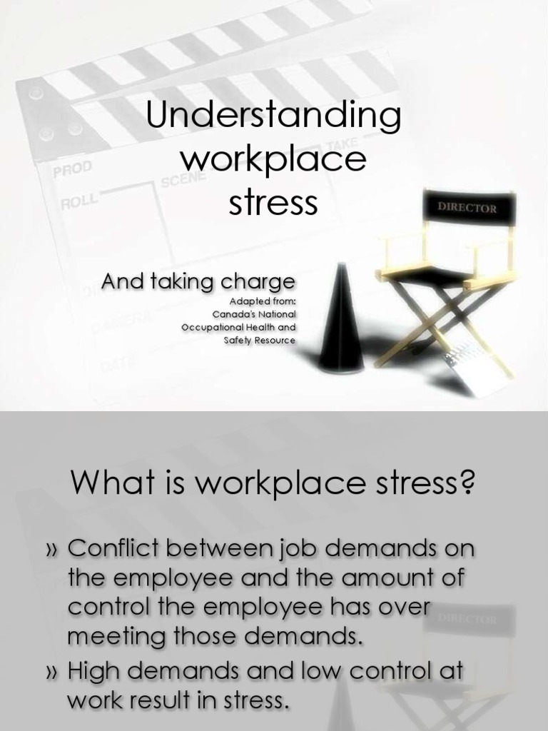 Understanding Workplace Stress | PDF | Occupational Stress | Stress ...