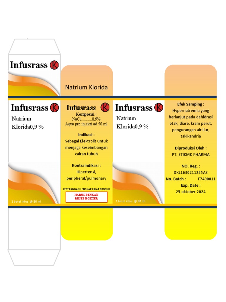 Kemasan Infus-1 | PDF
