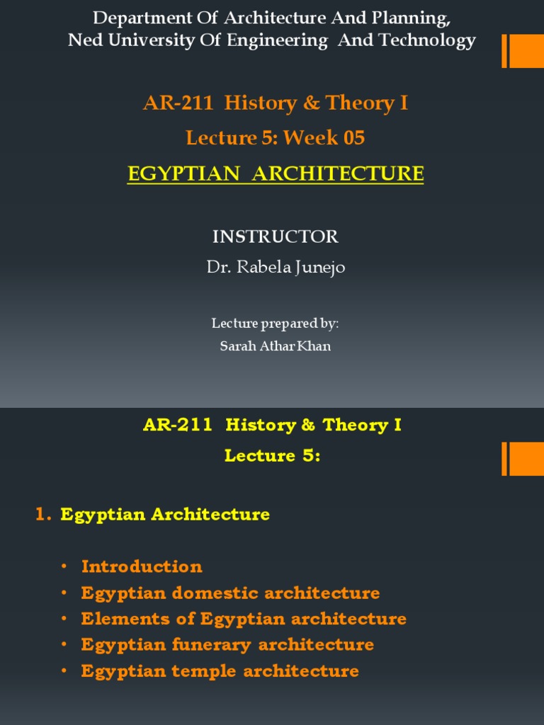 Egyptian Architecture: Post and Lintel | PDF | Egyptian Pyramids ...