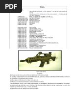 MANUAL DE Fusil FX-05 Xicoatl | PDF | Rifle | Revista (armas de fuego)