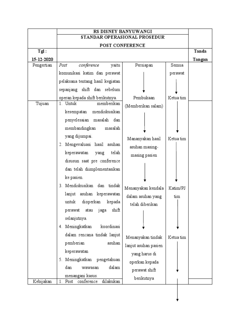 SOP Post Conference | PDF