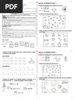 Pre - Escritura Guias Vocal e | PDF