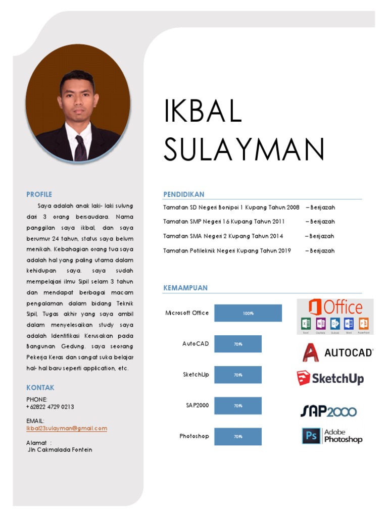 Curriculum Vitae Ikbal Sulayman | PDF
