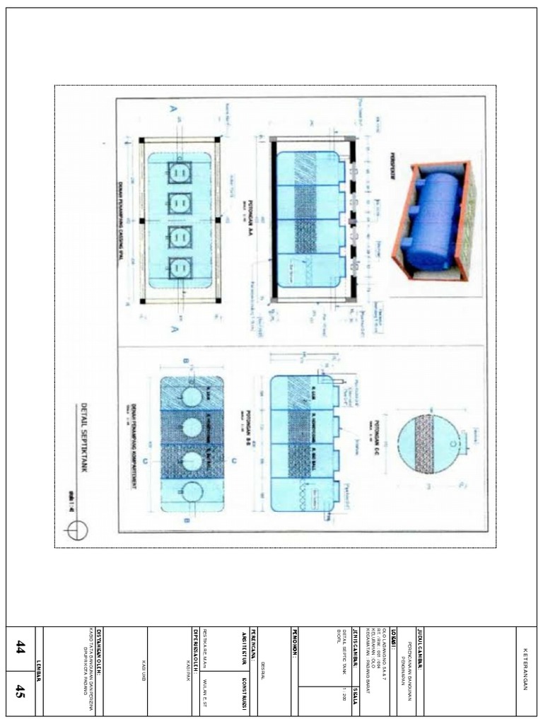 041 - Mep - Detail Septic Tank Biofil | PDF