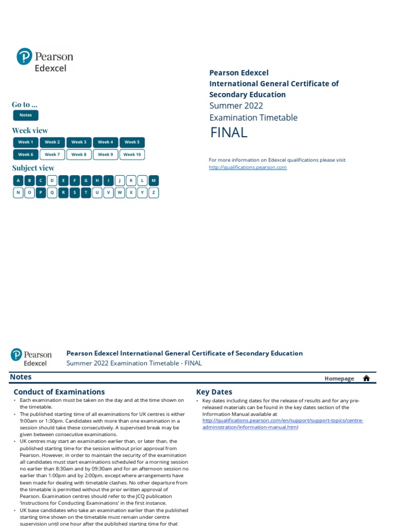 Int GCSE Summer 2022 Final v1 | PDF