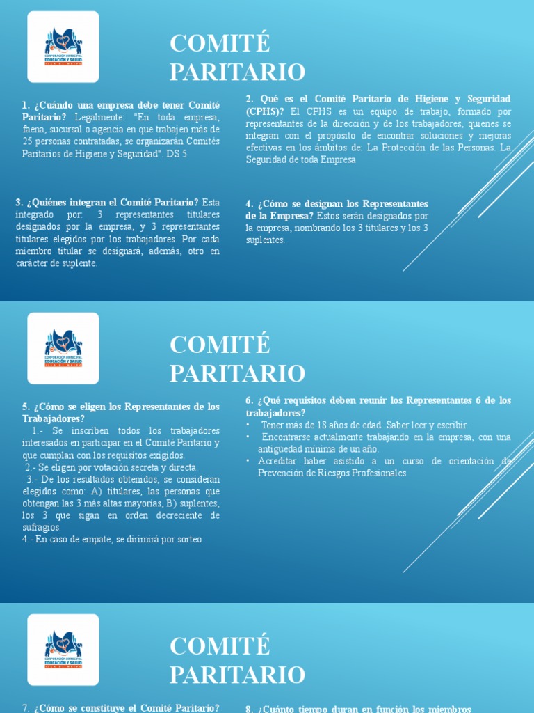 Guía para Comités Paritarios en Empresas | PDF | Gobierno