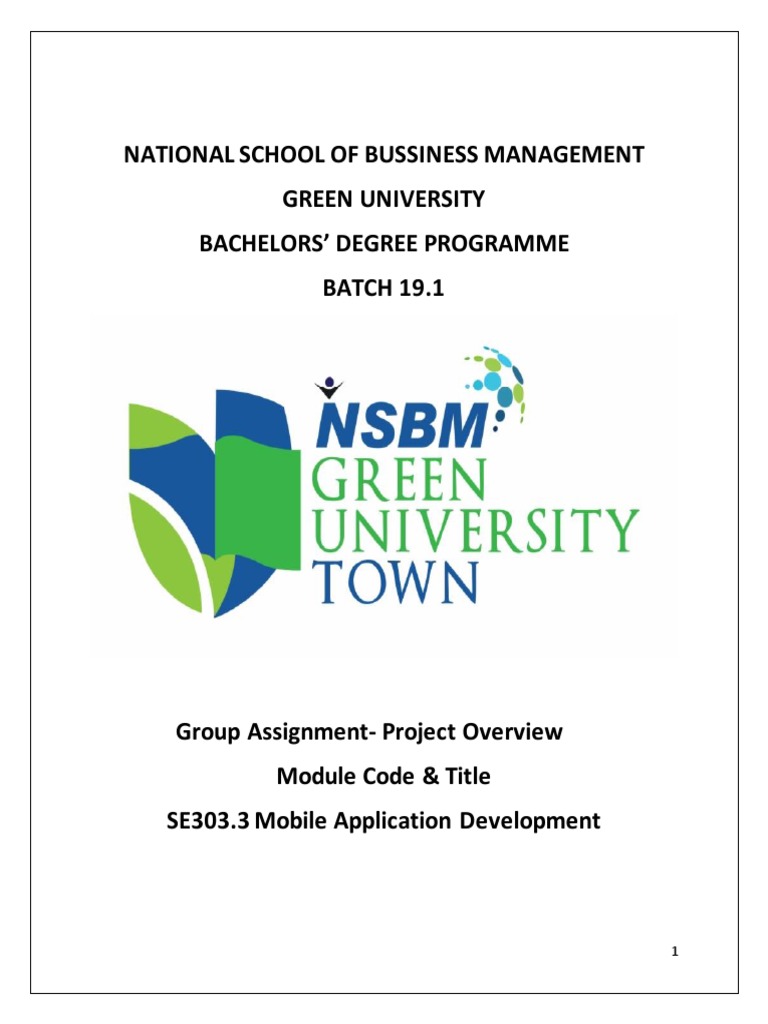 Mad Assignment (Final 1) | Download Free PDF | Android (Operating System) | Mobile App