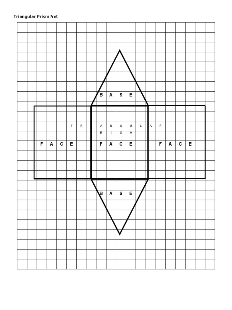 B A S E: Triangular Prism Net | PDF | Area | Triangle