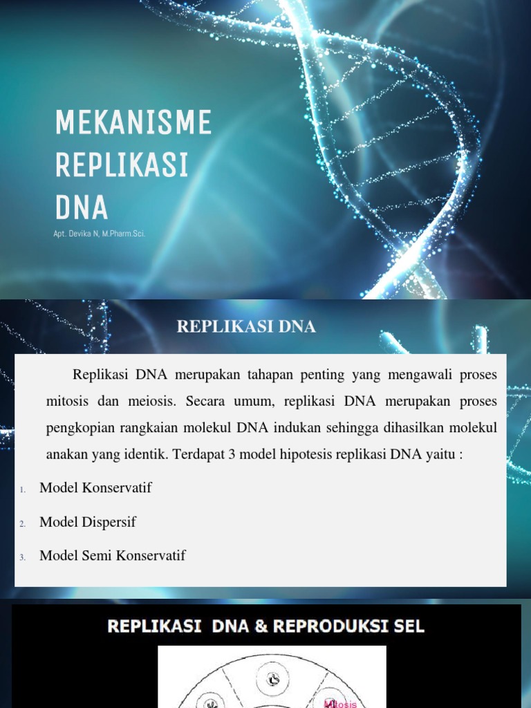 p9 Mekanisme Replikasi Dna | PDF