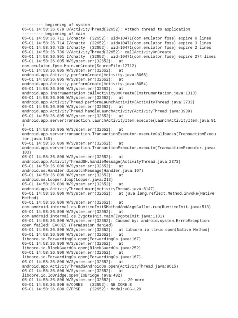 Fpsecrashlog | PDF | Arm Architecture | Java (Programming Language)