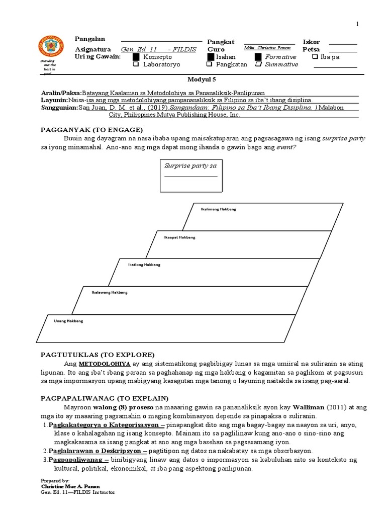 FILDIS Module 5 | PDF