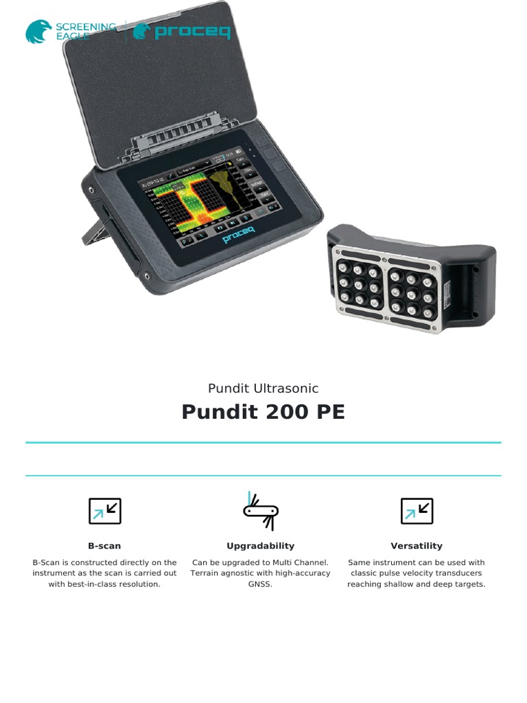 Pundit 200 PE | PDF | Ultrasound | Medical Ultrasound