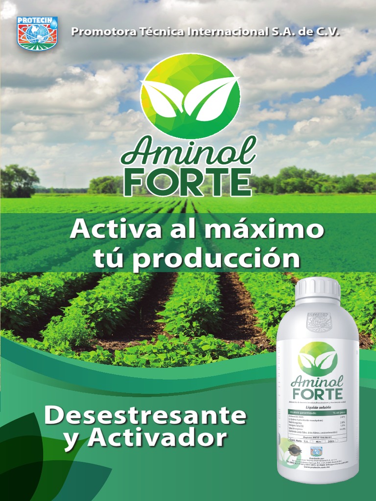 Aminol Forte: Activador de Cultivos | PDF | Plantas | Metabolismo