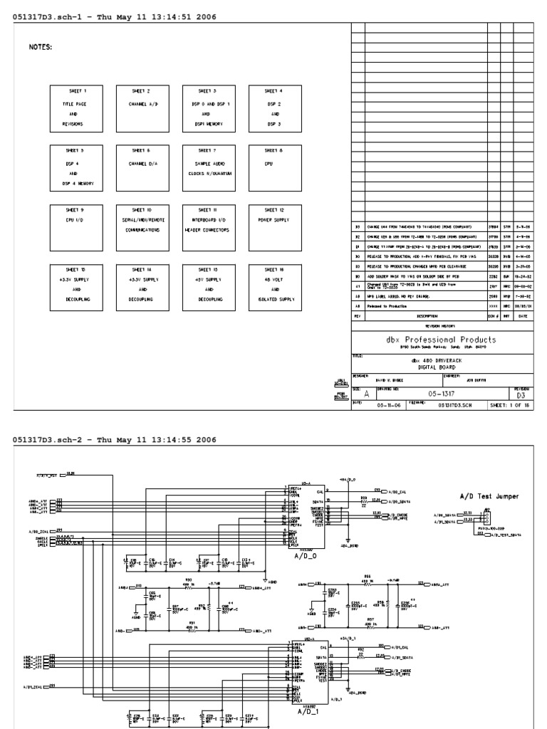 Driver Rack DBX 480 - Digital D3 | PDF | Electronic Circuits | Digital ...