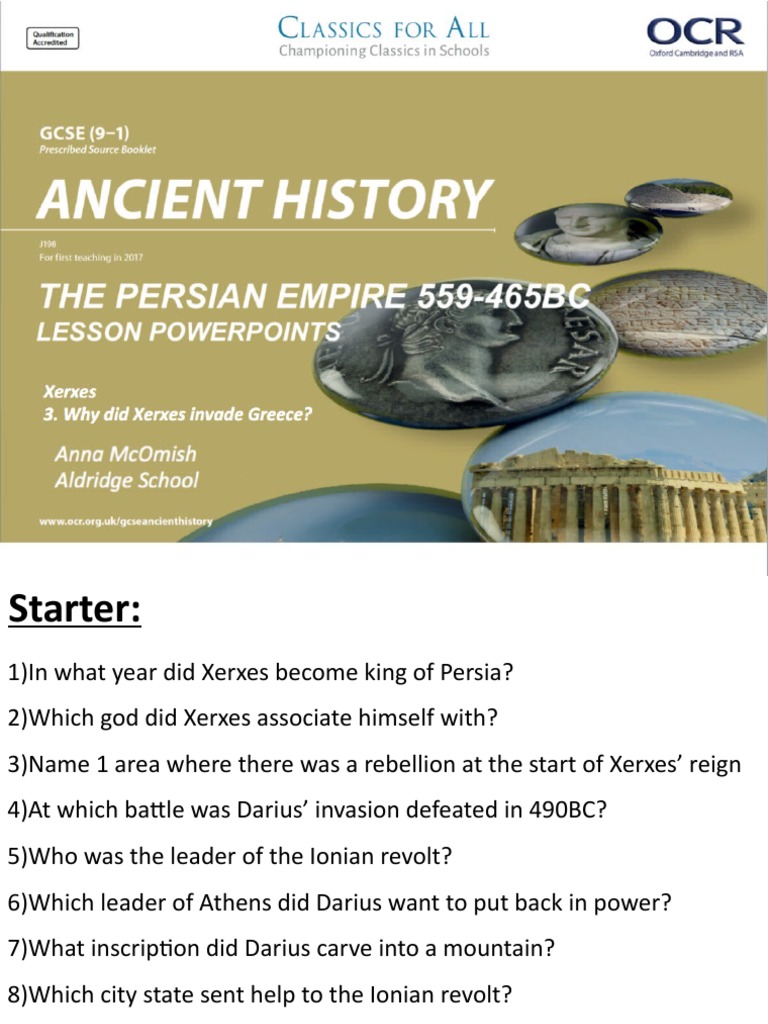 Xerxes' Greek Invasion Analysis | PDF | Greco Persian Wars | Achaemenid ...