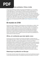 Plantilla Protocolo Individual Demografia Unidad 3 | PDF | Demografía | Población mundial