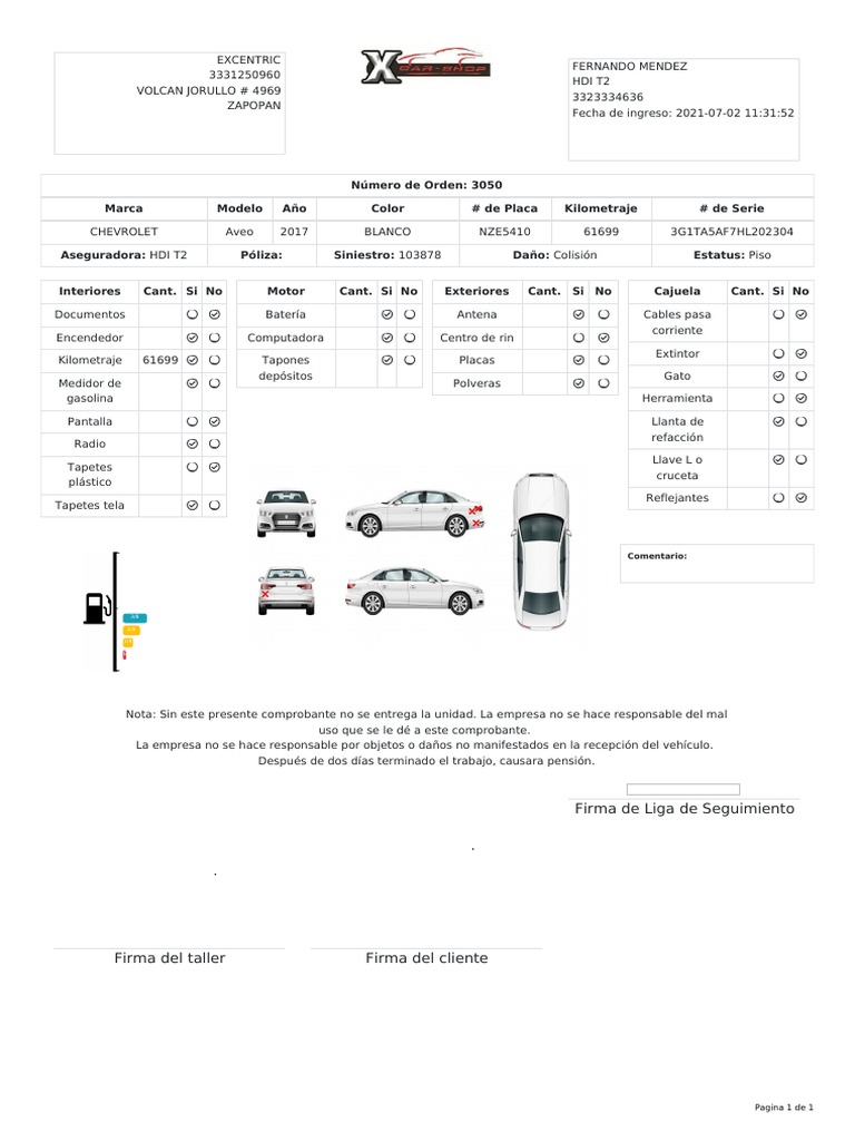 Inventario Vehicular | PDF | Vehículos | Vehículo de motor