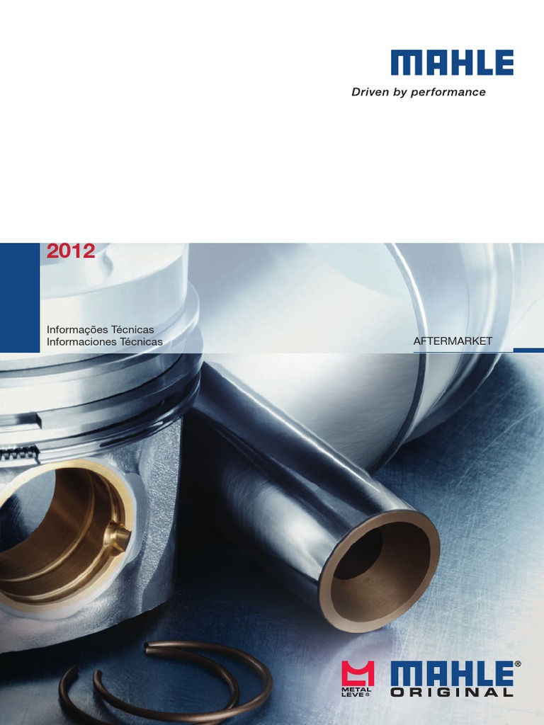 Tabela de Torque e Medidas MAHLE | PDF | Pistão | Máquinas