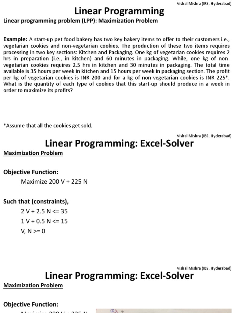 Linear Programming Sensitivity Analysis Download Free Pdf Linear