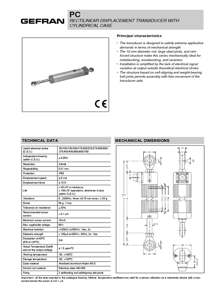 PC Data Sheet | PDF | Electrical Connector | Electrical Resistance And ...