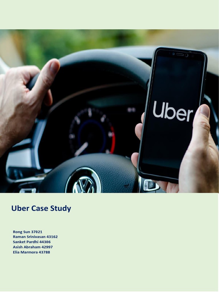 Uber Case Study | PDF | Wells Fargo | Startup Company