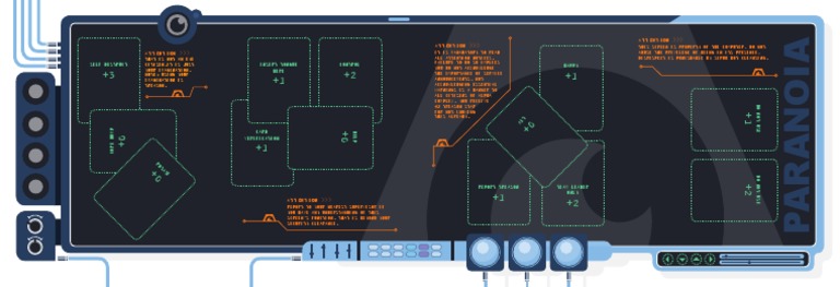 MGP Paranoia - GM Screen Front | PDF