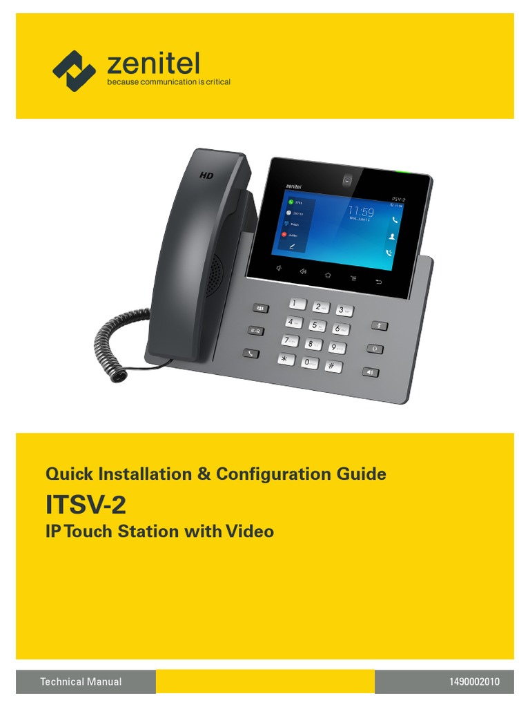 ITSV-2: Quick Installation & Configuration Guide IP Touch Station With ...